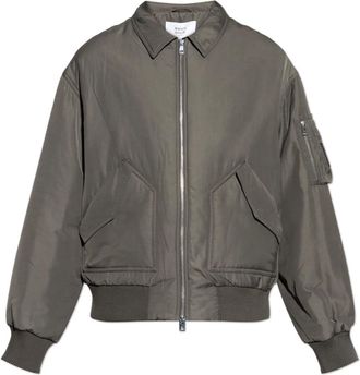 Maison Kitsun&eacute; Homme, Vestes, Vert, Taille: XL Blouson aviateur isol&eacute;