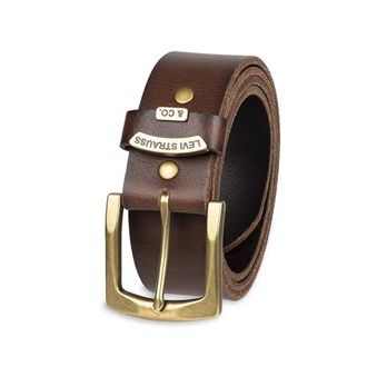 Levi's Everyday Casual Belt Ceinture, Marron, Small (30-32) Homme