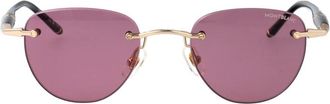 Montblanc Montblanc, unisex, Accessoires, Noir, Taille: 48 MM Mb0412S Lunettes de soleil