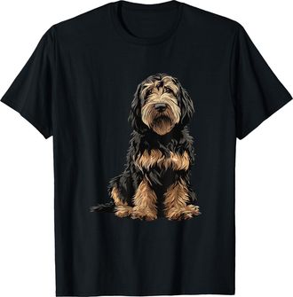 Whyitsme Design Otterhound-Hunde-Illustration T-Shirt