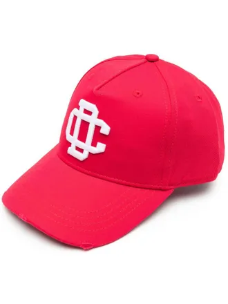 Dsquared2 casquette &agrave; logo brod&eacute; - Rouge