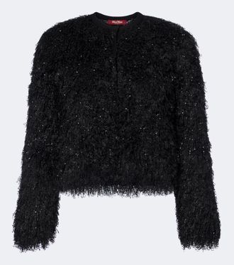 Max Mara Cardigan mit Pailletten
