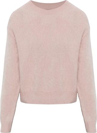 Rag & Bone Jada Pull Col Rond Cachemire Bross&eacute; - Femme - Pulls - Rose - Taille: 36 FR