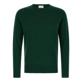 Maryya Rundhals-Pullover - - Knitwear - Herren - Gr&uuml;n - 2XL