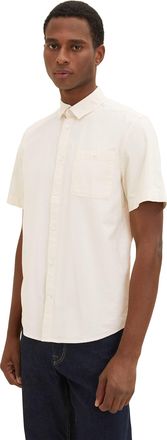 Tom Tailor Herren 1034892 Hemd, 18592 - Vintage Beige, M