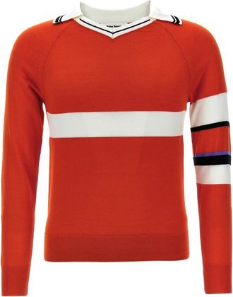 Wales Bonner Wales Bonner, Homme, Pulls, Rouge, Taille: S Calm Sweater