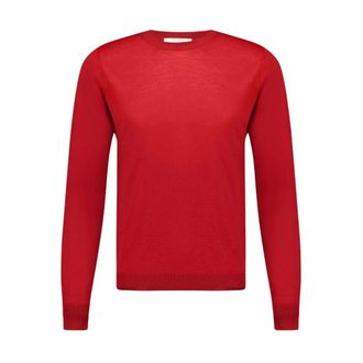 PIACENZA 1733 Piacenza 1733, Homme, Pulls, Rouge, Taille: S Pull Ras du Cou en Cachemire