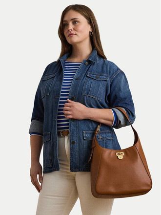 Lauren Ralph Lauren Handtasche Large Tanner Shoulder Bag 431956790001 Braun