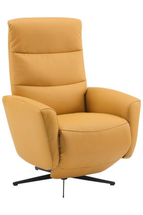Livetastic Relaxsessel, Gelb, Textil, Leder, Echtleder, Rindleder, 76x112x80 cm, Relaxfunktion, Wohnzimmer, Sessel, Relaxsessel