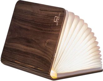 gingko Mini Naturholz Smart Book Light - Walnuss