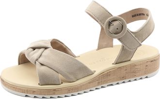 Paul Green Damen, Frauen Sandaletten,Sommersandalen,bequem,flach,Sommerschuhe,Freizeitschuhe,offene Schuhe,Strandschuhe,Beige (JA),38.5 EU / 5.5 UK