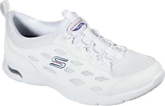Skechers Femme Arch Fit Basket, Blanc, 39 EU