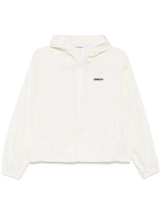 Chocoolate veste à logo imprimé - Blanc