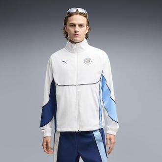 Puma Manchester City PUMATECH-X Trainingsjacke mit Rei&szlig;verschluss Herren, Kleidung, Wei&szlig;, XXL