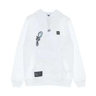 Dolly Noire Octopus Kapuzenpullover f&uuml;r M&auml;nner - - Sweatshirts & Hoodies - Herren - Wei&szlig; - XL
