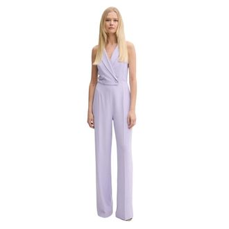 Patrizia Pepe Doppelreihiger Jumpsuit mit Neckholder - - Jumpsuits & Playsuits - Damen - Lila - XS