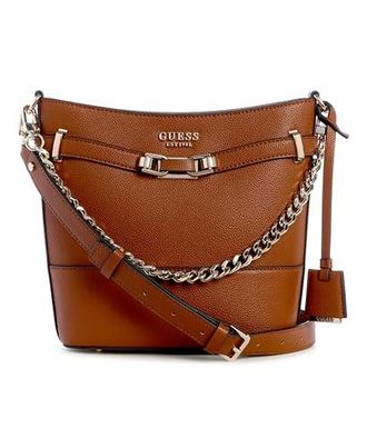 Guess Silvye Bucket Bag Cognac