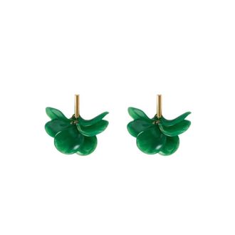 Malababa Femme, Accessoires, Vert, Taille: ONE Size Petal Drop Earrings