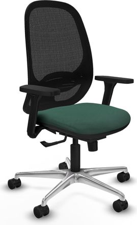 Piqueras y Crespo Ergonomischer Stuhl mit 3D-Armlehnen, h&ouml;henverstellbare Lendenwirbelst&uuml;tze. Ausgestattet mit 3 Positionen und Schneidschaum. Mit Rollen von 65 mm Nylo