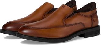 Nunn Bush Homme Kore EZ Icon Moccasin Toe Slip-on Easy-Off Dress Casual Shoe Loafer, Cognac, 47.5 EU X-Large