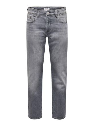 Only & Sons Male Normal geschnitten Jeans Normal geschnitten Mittlere Taille Jeans