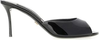 Dolce & Gabbana Femme, Chaussures, Noir, Taille: 38 1/2 EU Keira Mules