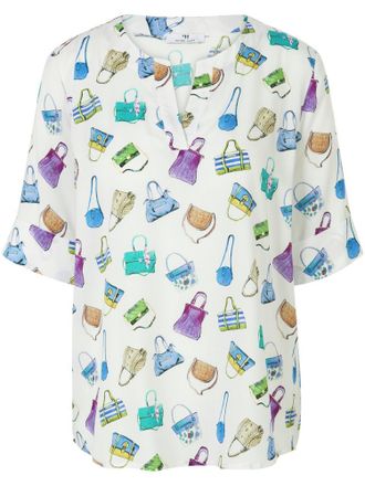 Peter Hahn Halbarm-Bluse Peter Hahn weiss
