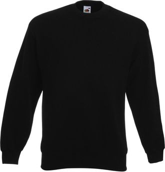 Fruit Of The Loom Fruit of the loom Herren Set-In Sweat Sweatshirt, Schwarz (Black 101), X-Large