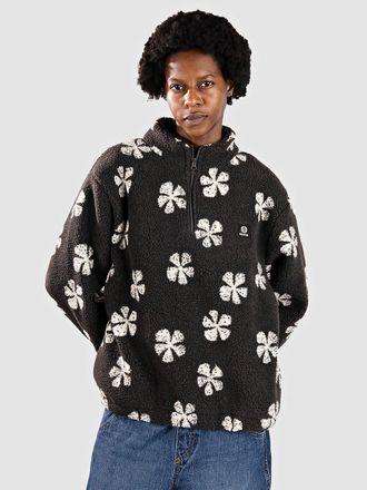 Sisstrevolution Smooth Sherpa Half-Zip Pull Polaire noir