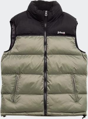 Schott NYC Doudoune col montant droite sans manches - Taille XS