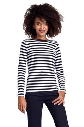 Armor Lux Femme Erquy Sweater, Rich Navy/Blanc, 40 EU