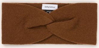 Darling Harbour Darling Harbour Stirnband Aus Cashmere braun