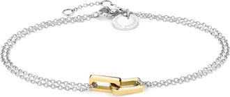 Liebeskind Liebeskind Berlin Armband - Edelstahl Mini Link - Gr. ONESIZE - in Silber - f&uuml;r Damen