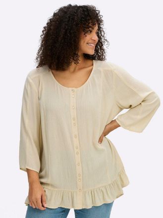 Sheego Klassische Bluse Bluse 3/4-Arm