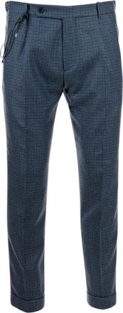 Berwick 1707 Homme, Pantalons, Bleu, Taille: L Ca1034 Retro Pantalons