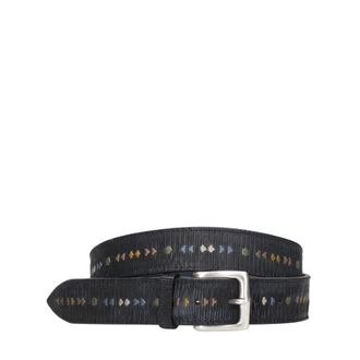 Orciani G&uuml;rtel aus geb&uuml;rstetem Leder - - Accessories - Herren - Blau - 95 CM