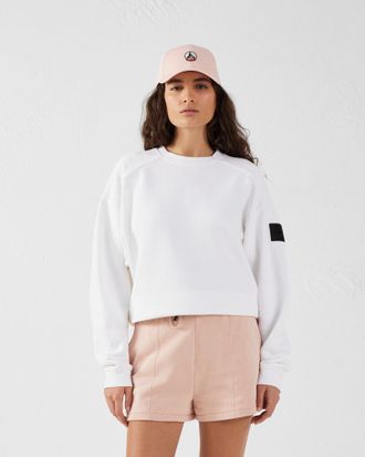 Jott Sweat bimati&egrave;re col rond Blanc Pinako - Taille XXL
