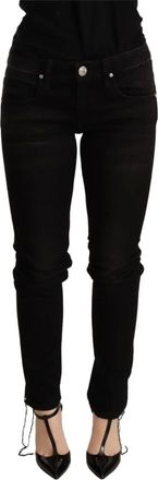 Acht Acht, Femme, Jeans, Noir, Taille: W26 Low Waist Skinny Denim