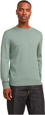 Jack & Jones Jjeemil Knit Crew Neck Noos Homme Pull en tricot, Iceberg Green, M