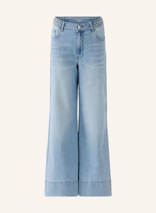 Oui Wide Leg Jeans blau