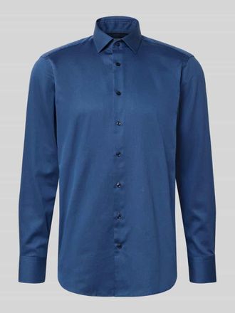 Christian Berg Regular Fit Businesshemd aus Baumwolle mit Kentkragen