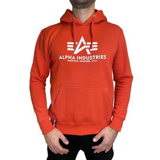 Alpha Industries Alpha Industries Basic Hoody f&uuml;r Herren Atomic Red