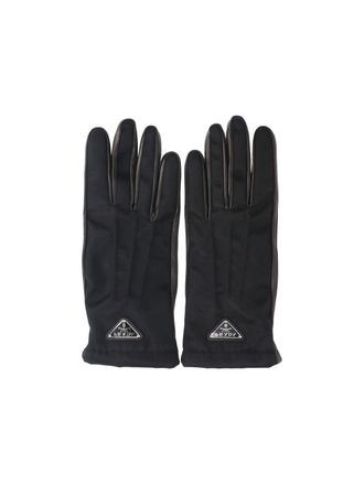 Prada Gloves In Re-Nylon And Nappa