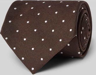HUGO BOSS Seidenkrawatte mit Strukturmuster