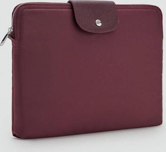 Mango Housse ordinateur portable nylon bordeaux - Femme - Taille unique - MANGO