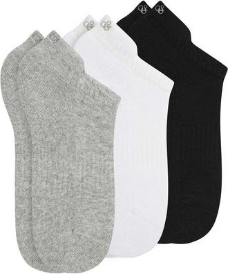 Scotch & Soda Damen 3pk Womens 1/2 Terry Low Cut Socks, Medium Grey, Einheitsgr&ouml;&szlig;e EU