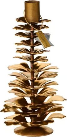 Ib Laursen Kerzenhalter f/1,3 cm Kerze Zapfen Gloria H: 13,5 &Oslash;: 6