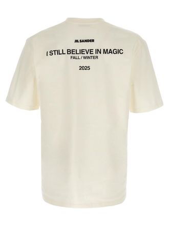Jil Sander Mens White Cotton Long Sleeve T-Shirt