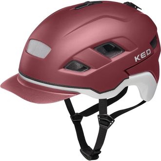 KED Cycling HELMETS Unisex Berlijn Fahrradhelm, Merlot ash matt, M (52-58cm) EU