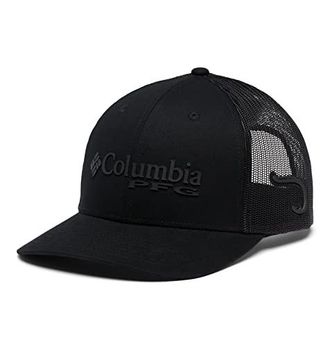 Columbia pfg mesh snap back ball cap mixte, noir, crochet., taille unique